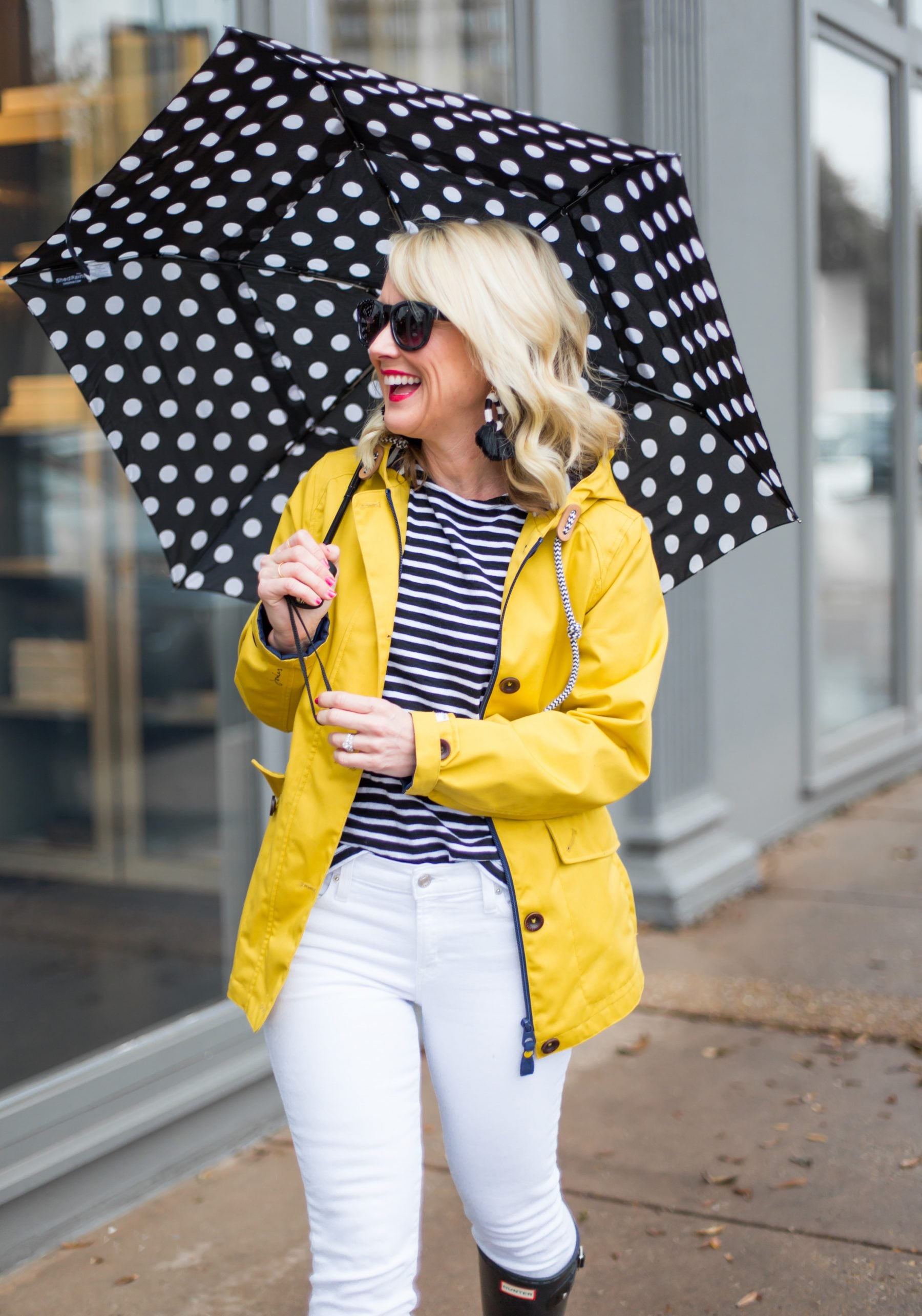 Five Ways | Yellow Rain Jacket - Hi Sugarplum!