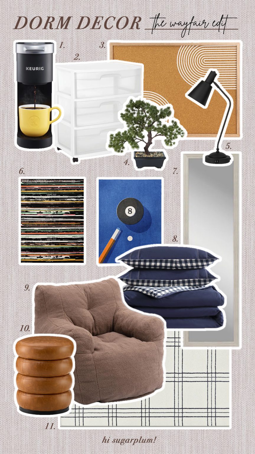 Dorm Room Essentials, Designs & Move-In Tips - Hi Sugarplum!