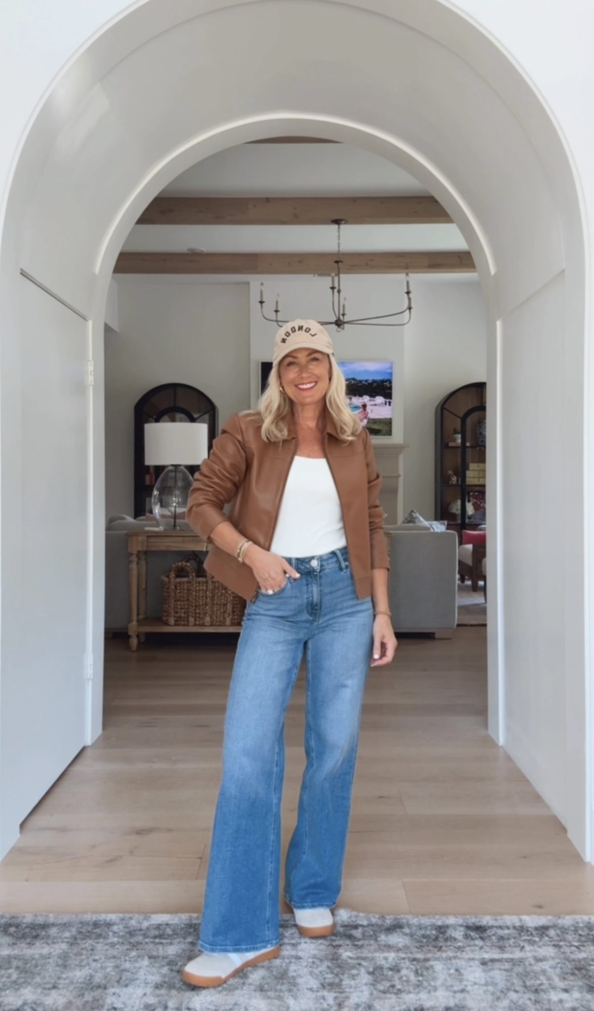 8 Ways to Style a Leather Jacket - Hi Sugarplum!